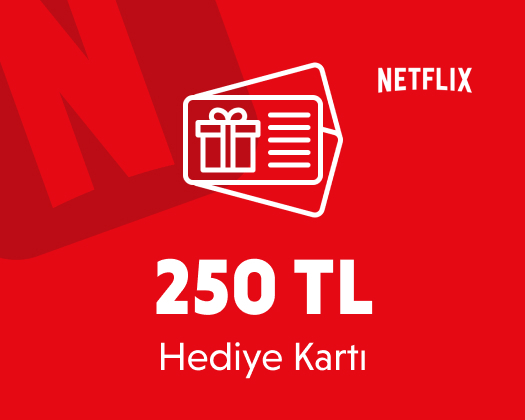 Netflix 250 TL Hediye Kart, Hemen Satın Al | GameSatış