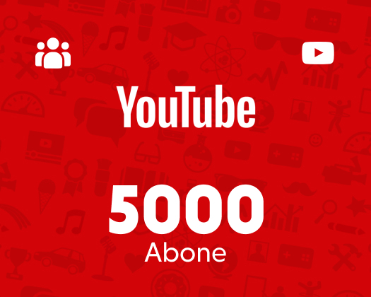 Uygun Fiyatlarla Youtube 5000 Abone Sayısı - İndirimli Satın Al